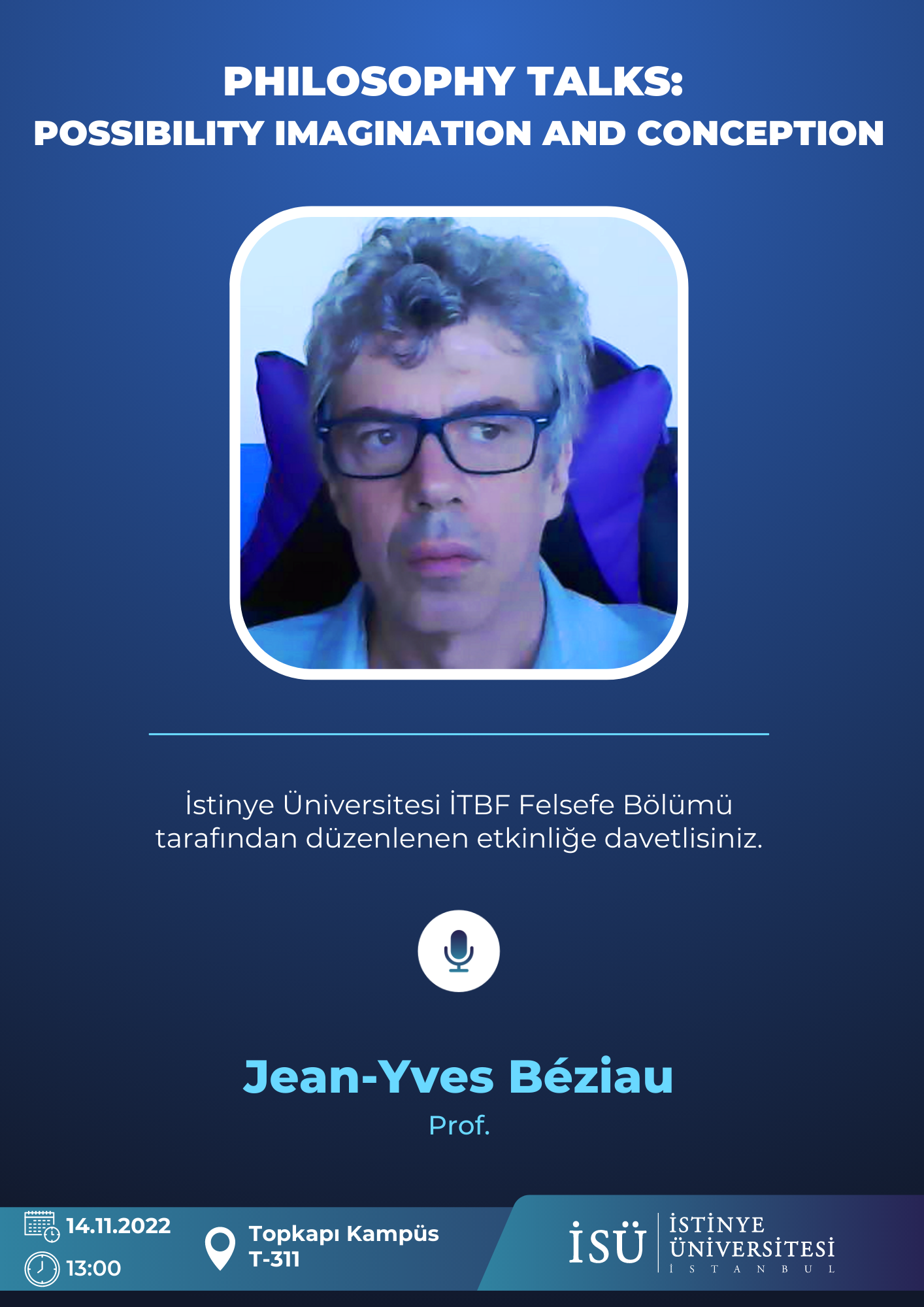 Philosophy Talks: Possibility Imagination and Conception | İstinye ...