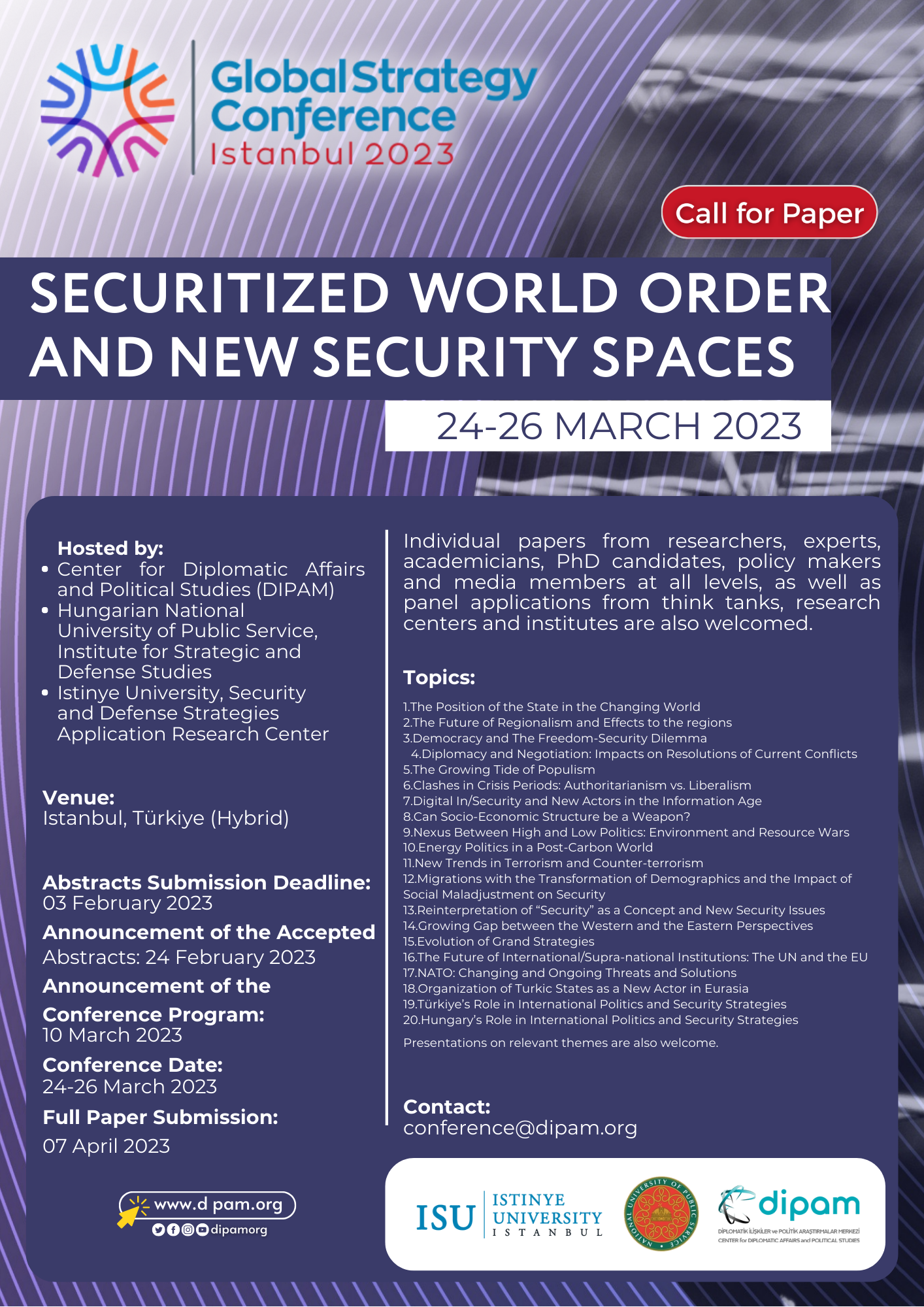 Global Strategy Conference 2023 | İstinye University