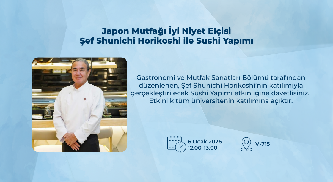 Japon Mutfağı İyi Niyet Elçisi Şef Shunichi Horikoshi ile Sushi Yapımı ...