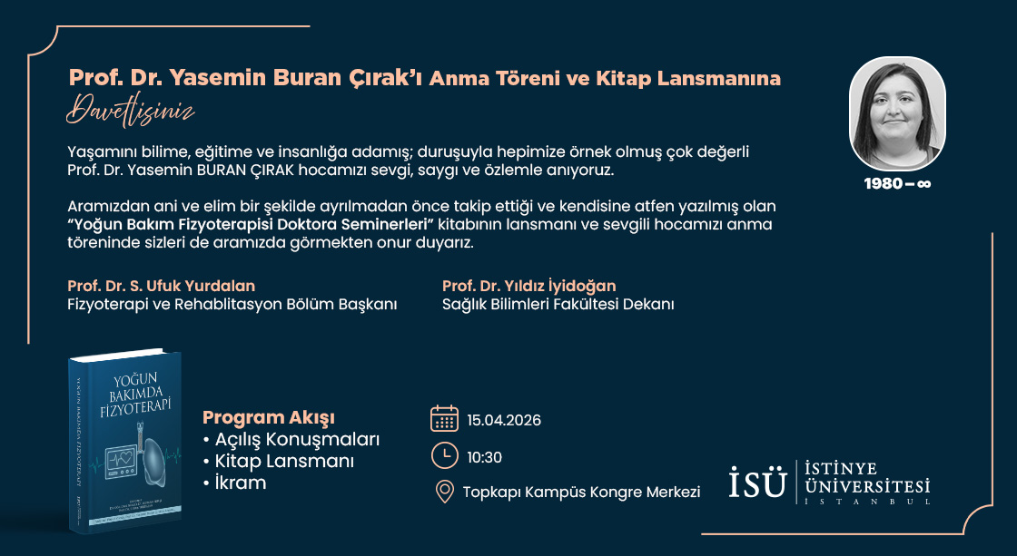 Prof. Dr. Yasemin Buran Çırak’ı Anma Töreni ve Yoğun Bakımda ...